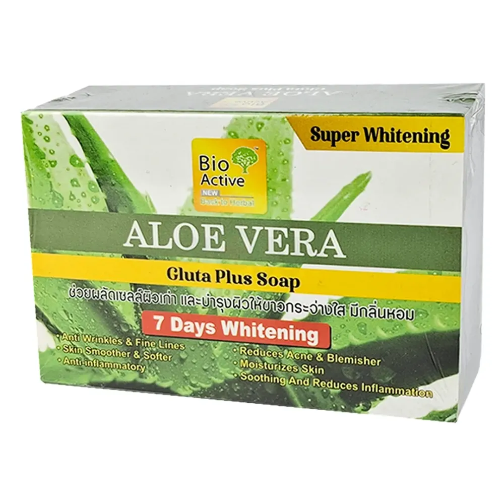 Bio Active Aloe Vera Gluta Plus Soap 100gm - Arogga Beauty Store