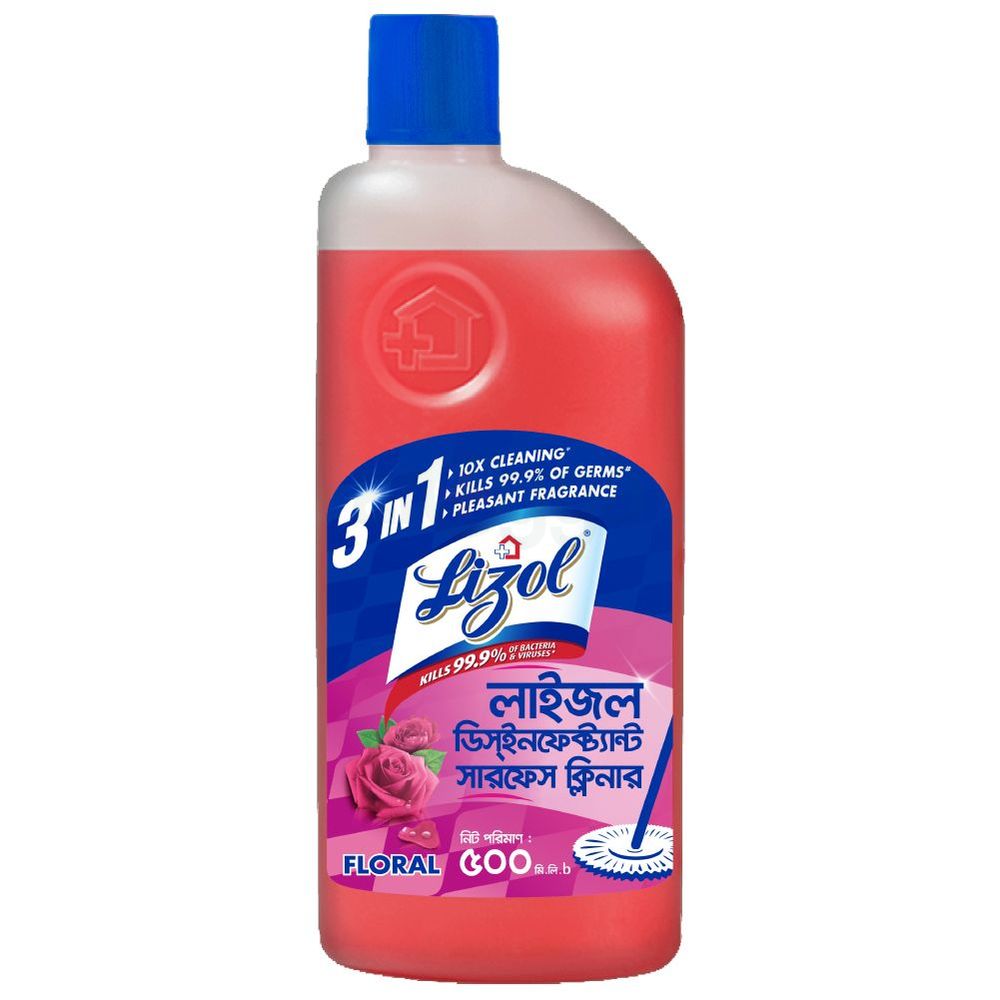 Lizol Disinfectant Floral Floor Cleaner 500ml price in Bangladesh | Arogga