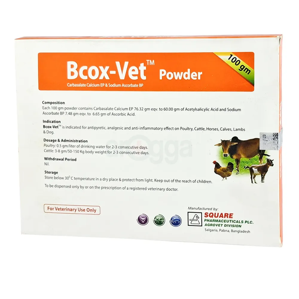 Bcox-Vet Powder 100gm - Arogga Online Pharmacy