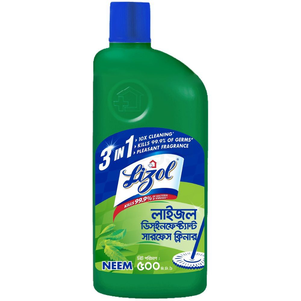 Lizol Floor Cleaner (Neem) 500ml price in Bangladesh | Arogga