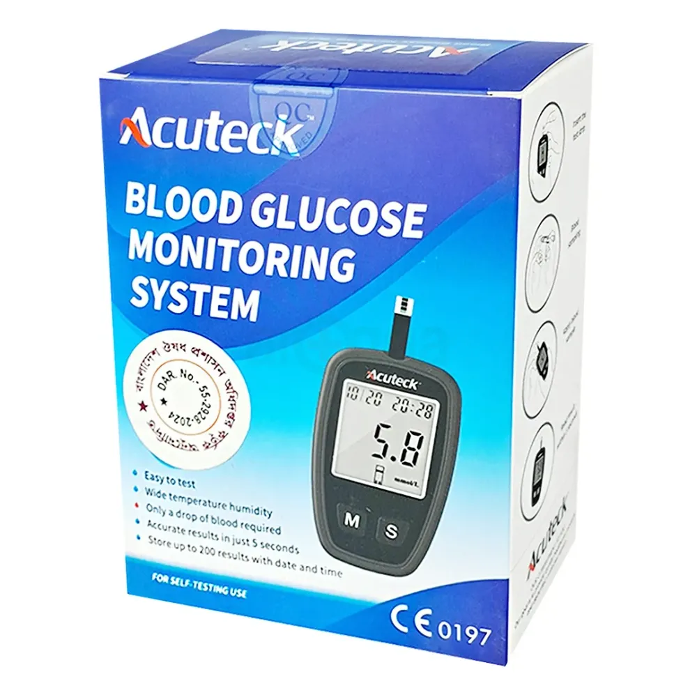 Acuteck Blood Glucose Monitoring System - Arogga Online Pharmacy