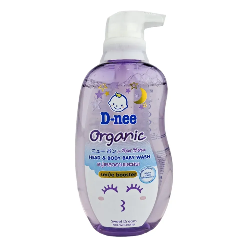 D Nee Organic Sweet Dream Head Body Baby Wash Smile Booster 380ml price ...