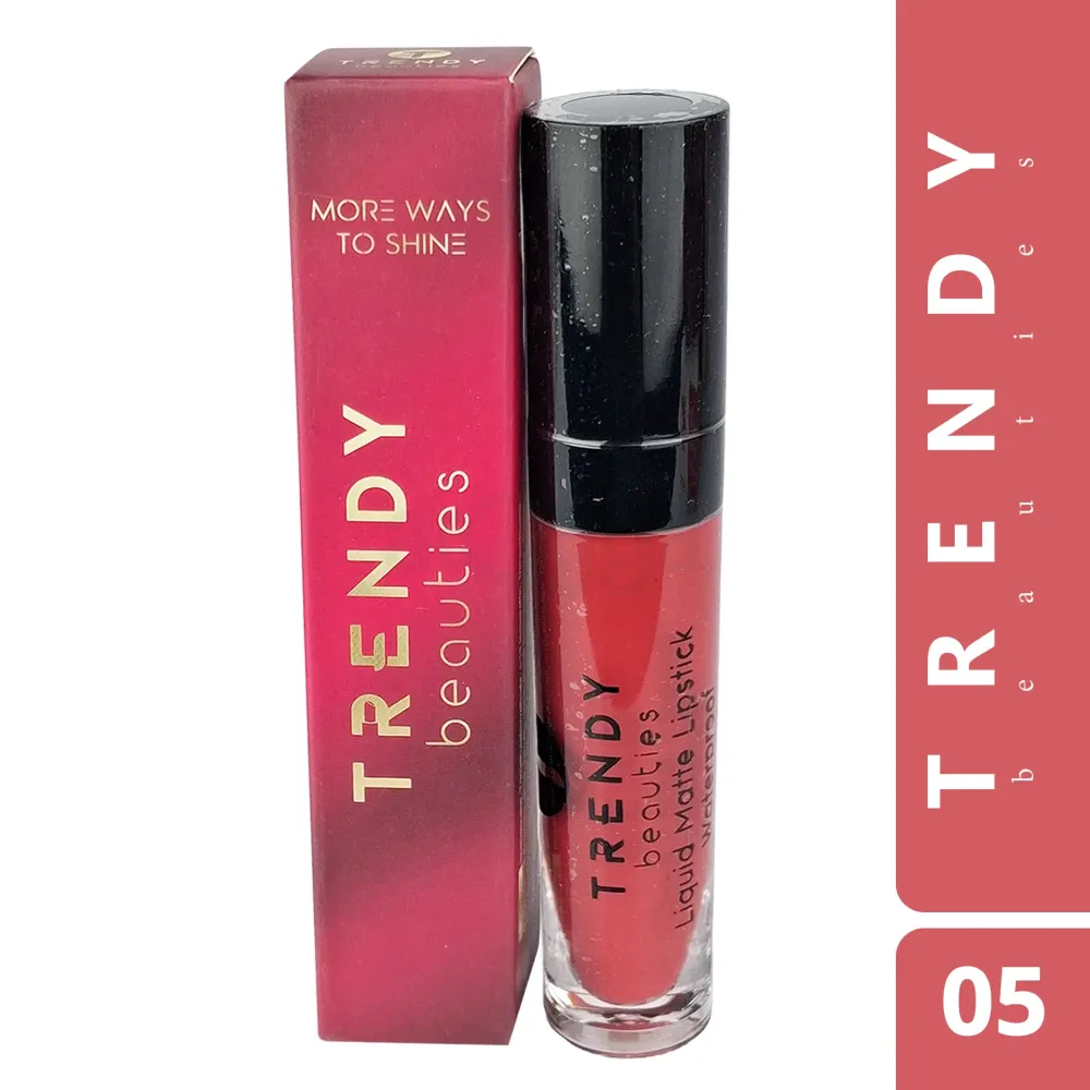 Trendy Beauties Liquid Matte Waterproof Lipstick 05 price in Bangladesh ...