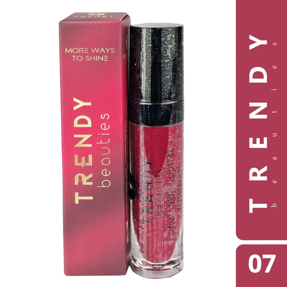 Trendy Beauties Liquid Matte Waterproof Lipstick 07 - Arogga Beauty Store