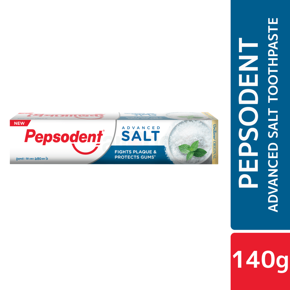 Pepsodent Toothpaste Advanced Salt 140ml - Arogga Beauty Store