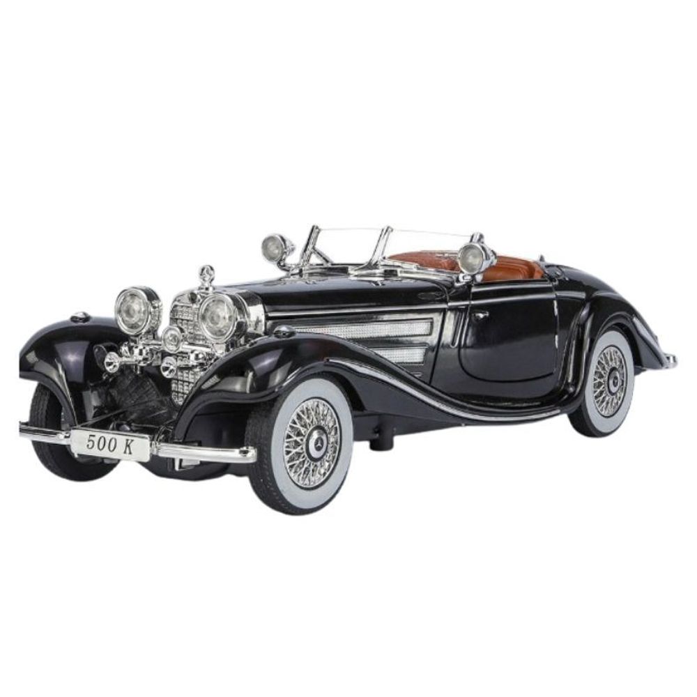 1:24 Jinlifang 1936 Mercedes-Benz 500K Retro Diecast with Sound, Light ...