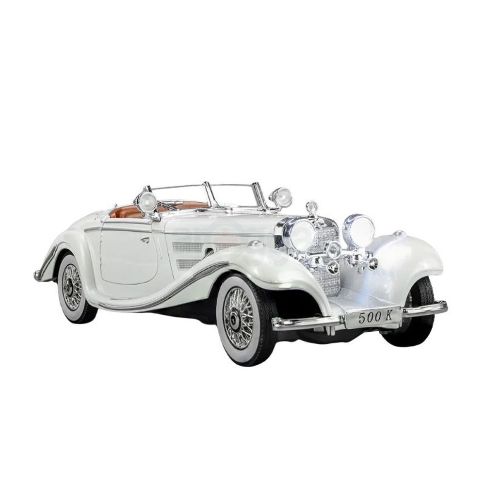 1:24 Jinlifang 1936 Mercedes-Benz 500K Retro Diecast with Sound, Light ...