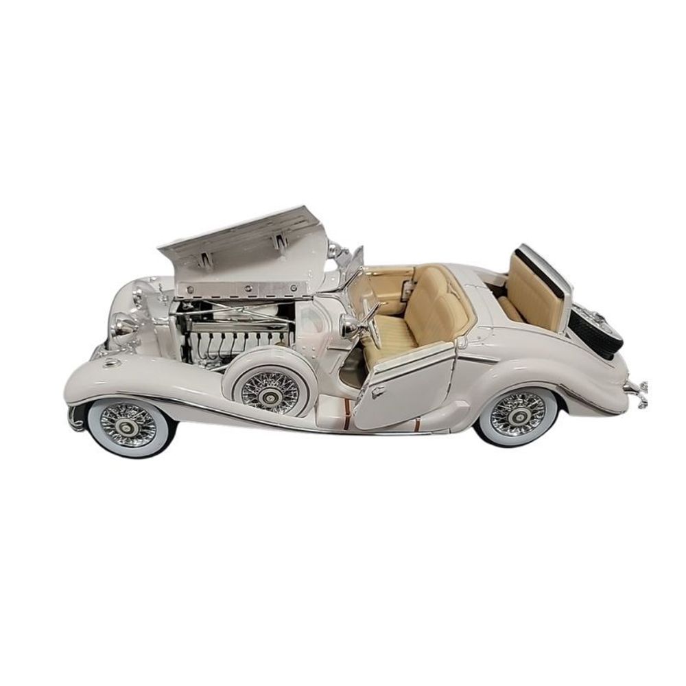 1:24 Jinlifang 1936 Mercedes-Benz 500K Retro Diecast with Sound, Light ...