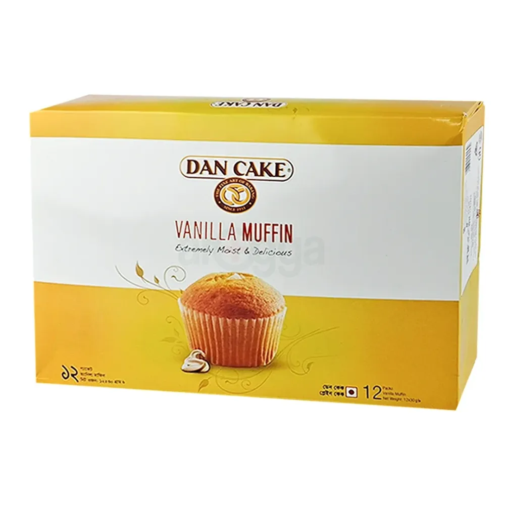 Dan Cake Vanilla Muffin Extremely Moist & Delicious 12pcs Pack price in ...