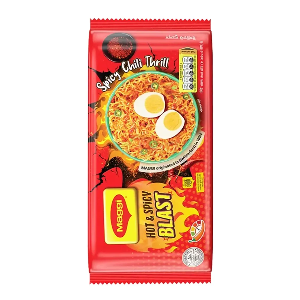 Maggi Hot & Spicy Blast Noodles 8 Pack 404g price in Bangladesh | Arogga