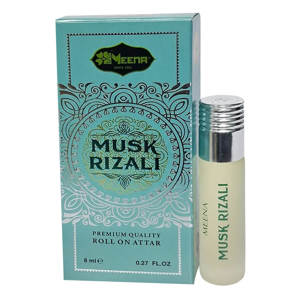 Meena Musk Rizali Roll-On Attar 8ml – Long-Lasting - Arogga Beauty Store