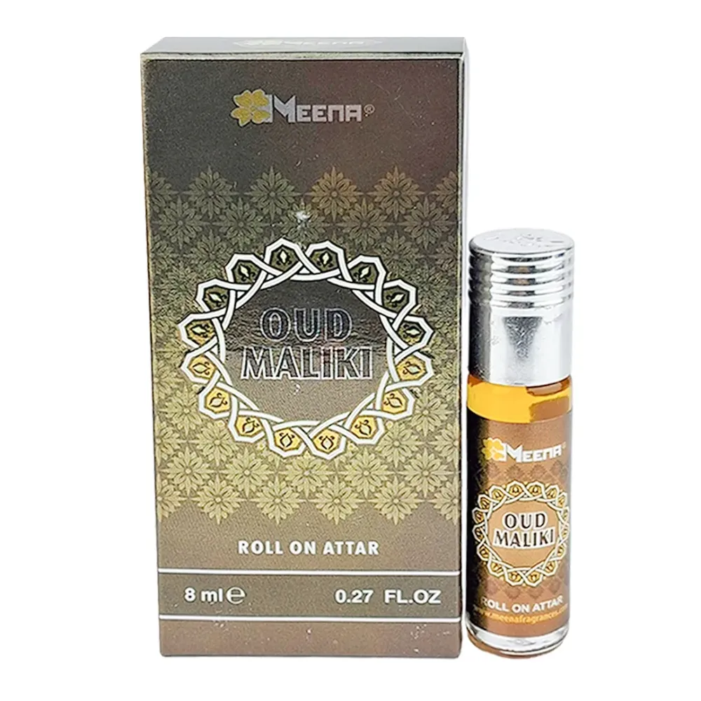 Meena Oud Maliki Roll On Attar 8ml - Arogga Beauty Store