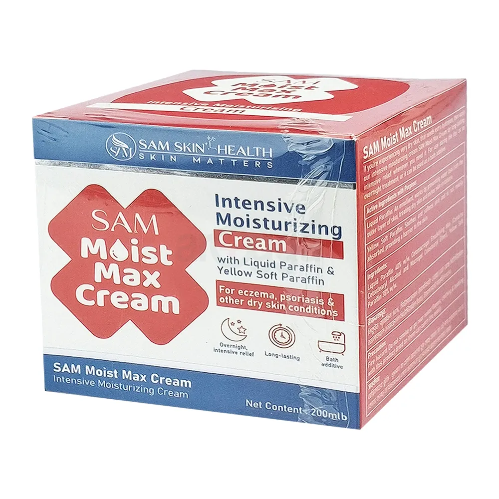 Sam Moist Max Cream 200ml price in Bangladesh | Arogga Online Pharmacy