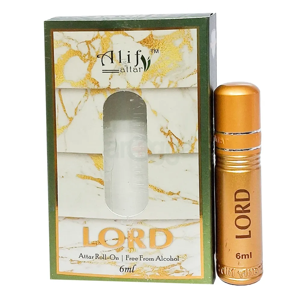 Alif Lord Roll-On Attar 6ml (R15) – Long-Lasting - Arogga Beauty Store