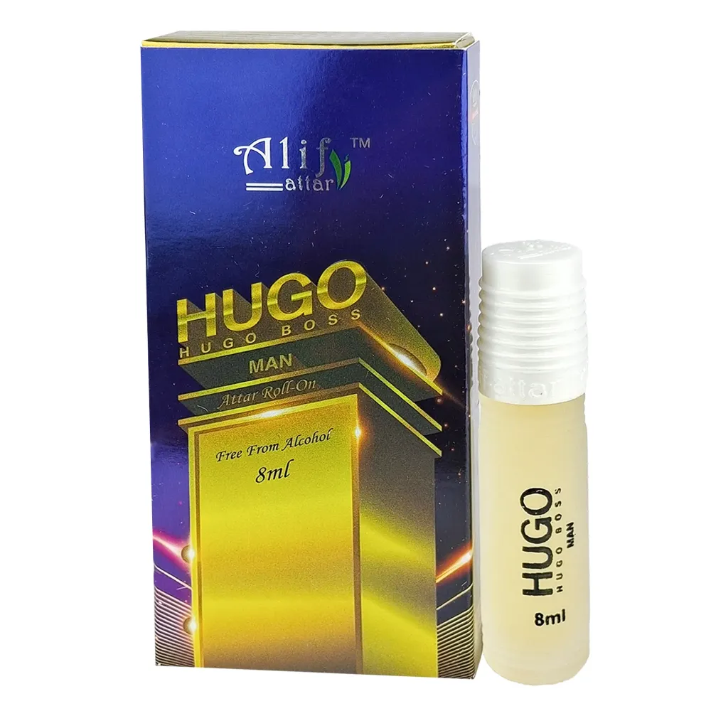 Alif Hugo Boss Man Roll On Attar 8ml – Premium Long-Lasting Fresh ...
