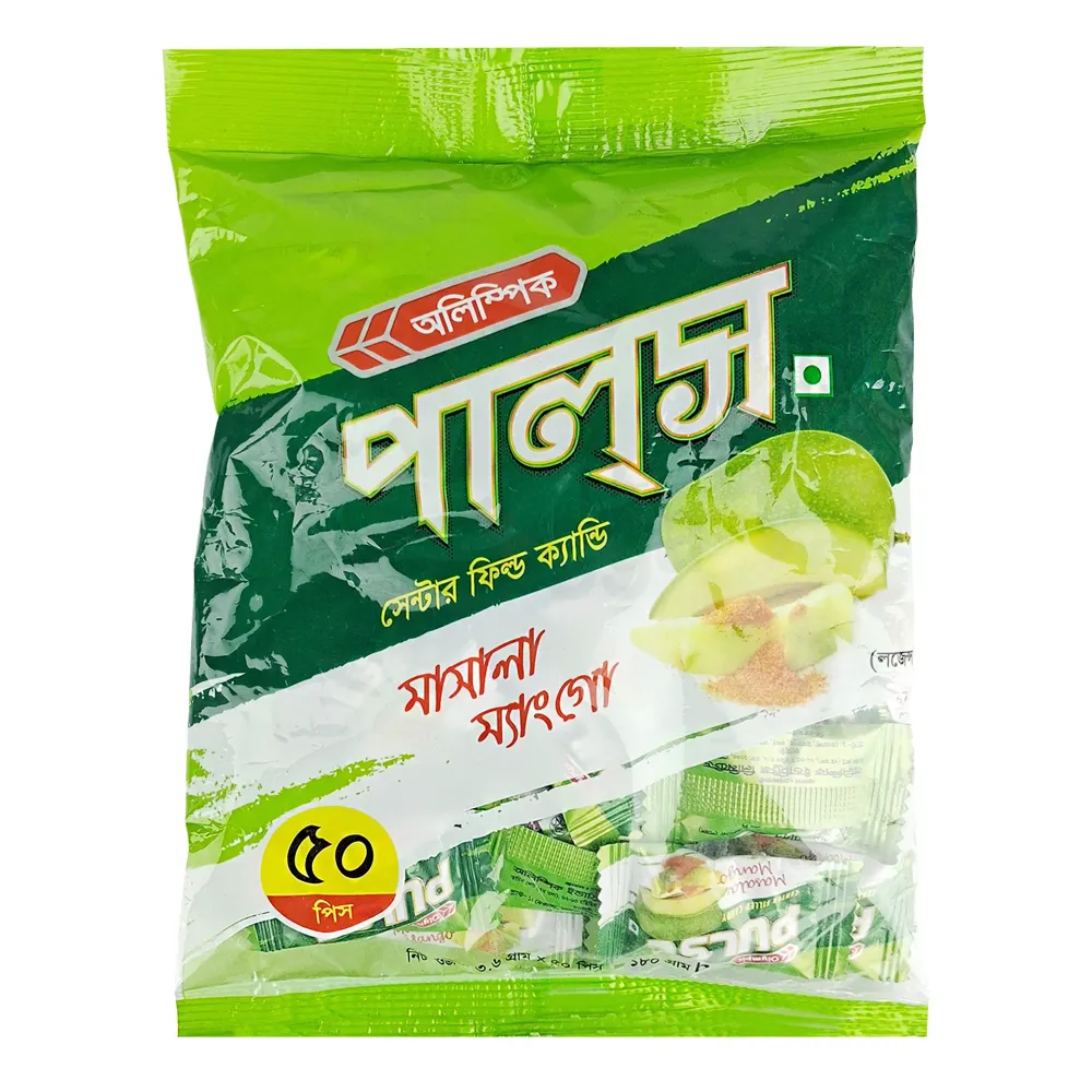 Olympic Pulse Masala Mango Candy – Tangy & Spicy Flavored Candy Pouch ...