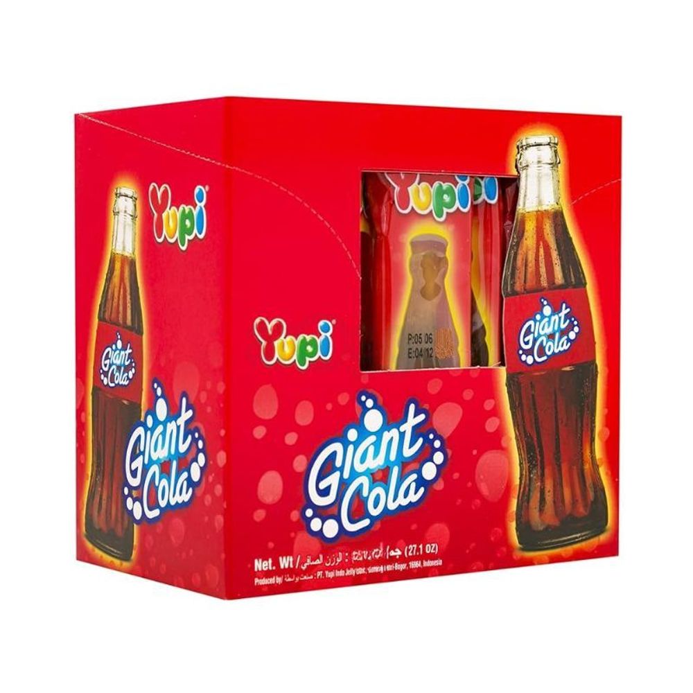 Yupi Giant Cola Gummy Candy (28g x 24pcs) price in Bangladesh | Arogga