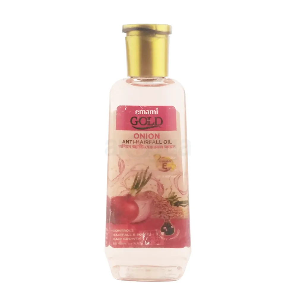 Emami Gold Onion Anti-Hairfall Hair Oil with Onion & Herbal Extracts ...