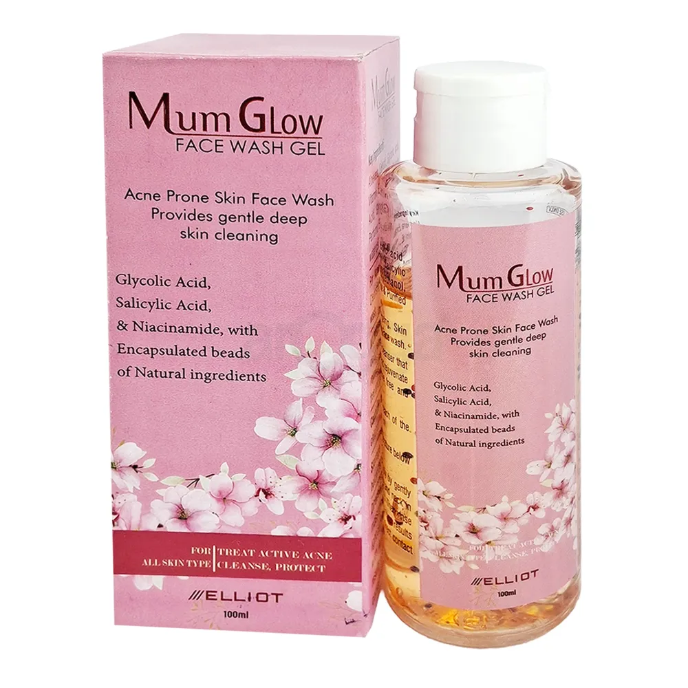 Mum Glow Face Wash Gel Acne Care | Deep Cleanse | Glowing Skin - Arogga ...