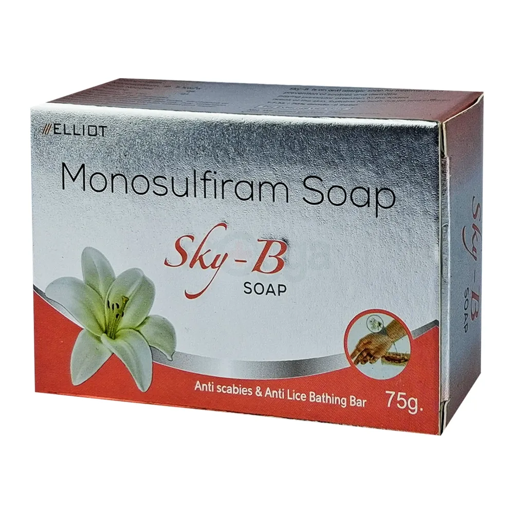 Sky-B Monosulfiram Soap – Anti-Scabies & Anti-Lice Bathing Bar (75g ...