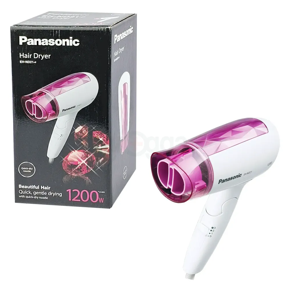 Panasonic EH-ND21 Essential DryCare Hair Dryer – Fast & Gentle Drying ...