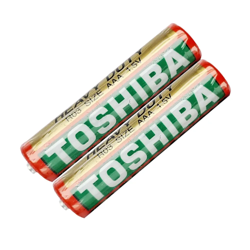 Toshiba Heavy Duty Carbon‑Zinc AAA Batteries 1.5 V (R03KG SP‑2C) – 2 ...