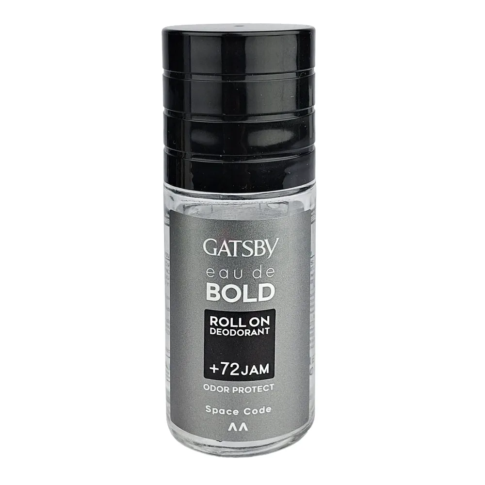 Gatsby Eau De Bold Roll-On Deodorant + 72-Hour Odor Protect Space Code ...
