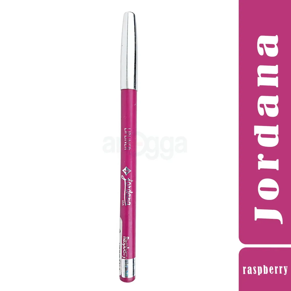 Jordana Lip Liner Raspberry – Deep Raspberry Pink Lip Pencil, Smooth ...
