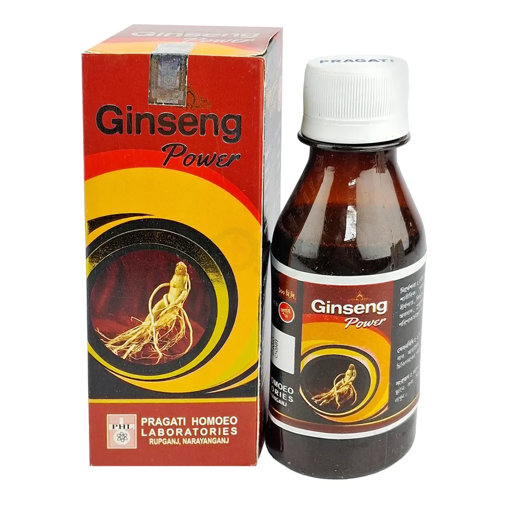 Ginseng Power 100ml – Homeopathic Tonic for Strength, Immunity & Sexual ...