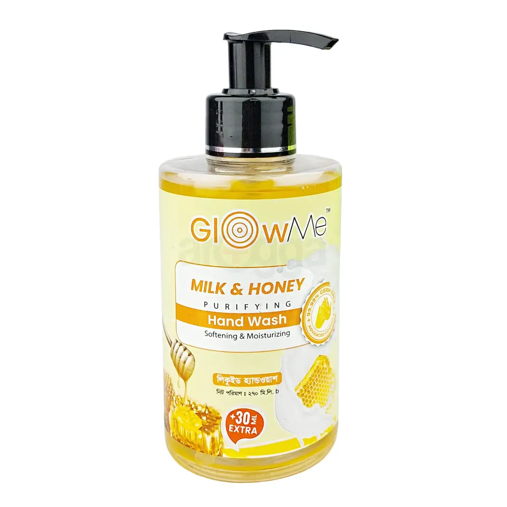 Glow Me Milk & Honey Purifying Hand Wash 270ml price in Bangladesh | Arogga