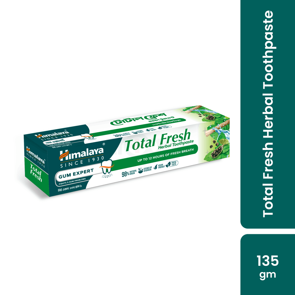 Himalaya Total Fresh Toothpaste 135g price in Bangladesh | Arogga