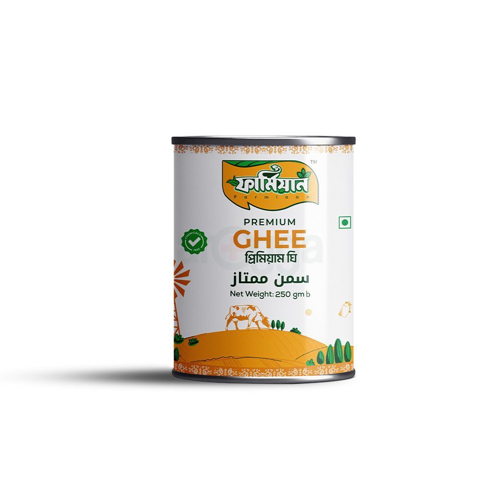 Farmiaan Premium Ghee 250g price in Bangladesh | Arogga