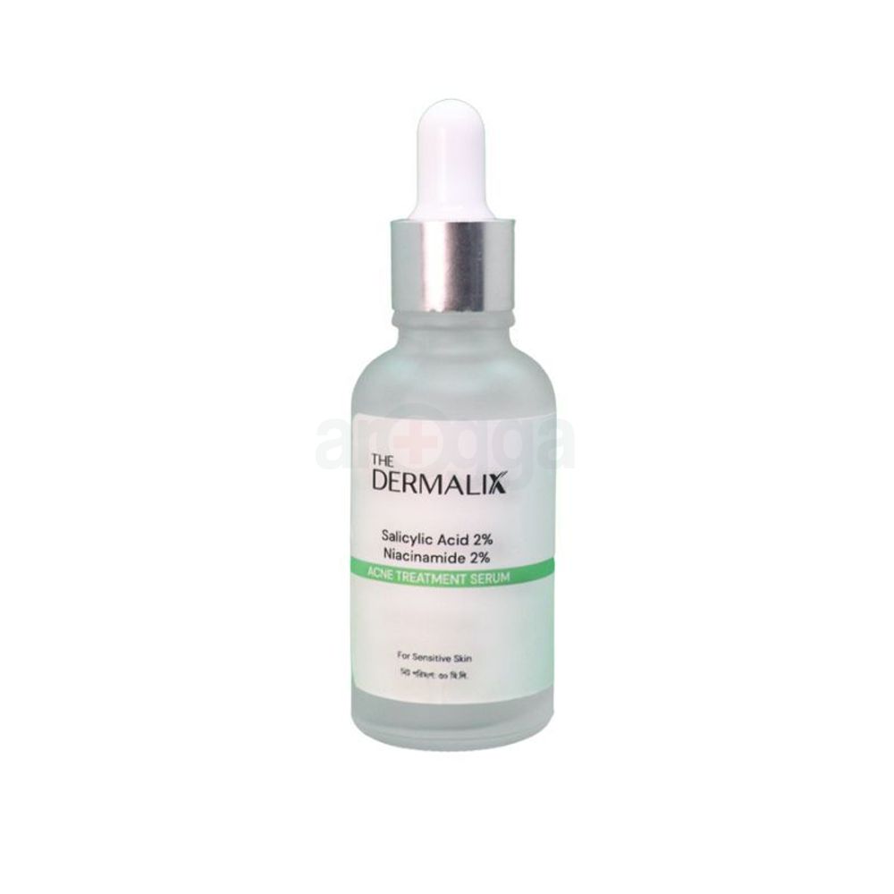 The Dermalix Salicylic Acid 2% + Niacinamide 2% Acne Treatment Serum 30ml - Arogga Beauty Store