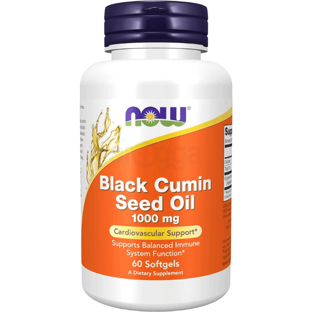 NOW Supplements, Black Cumin Seed Oil, 1,000 mg, Cardiovascular Support ...