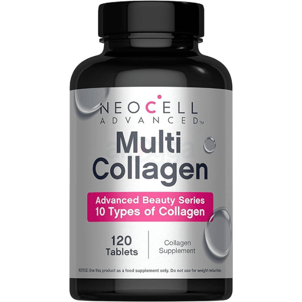 NeoCell Advanced Multi Collagen Peptides | 120 Tablets | 10 Types of ...