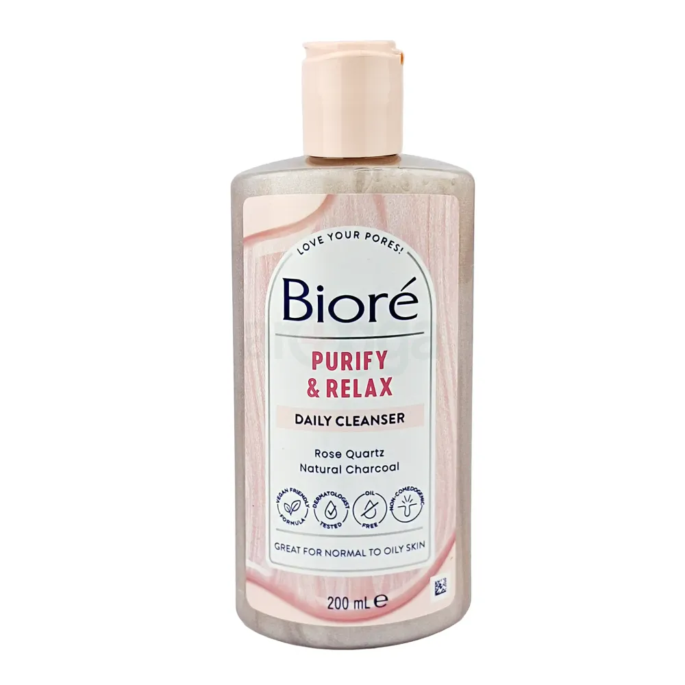 Biore Purify & Relax Daily Cleanser 200ml –Great For Normal To OIly ...