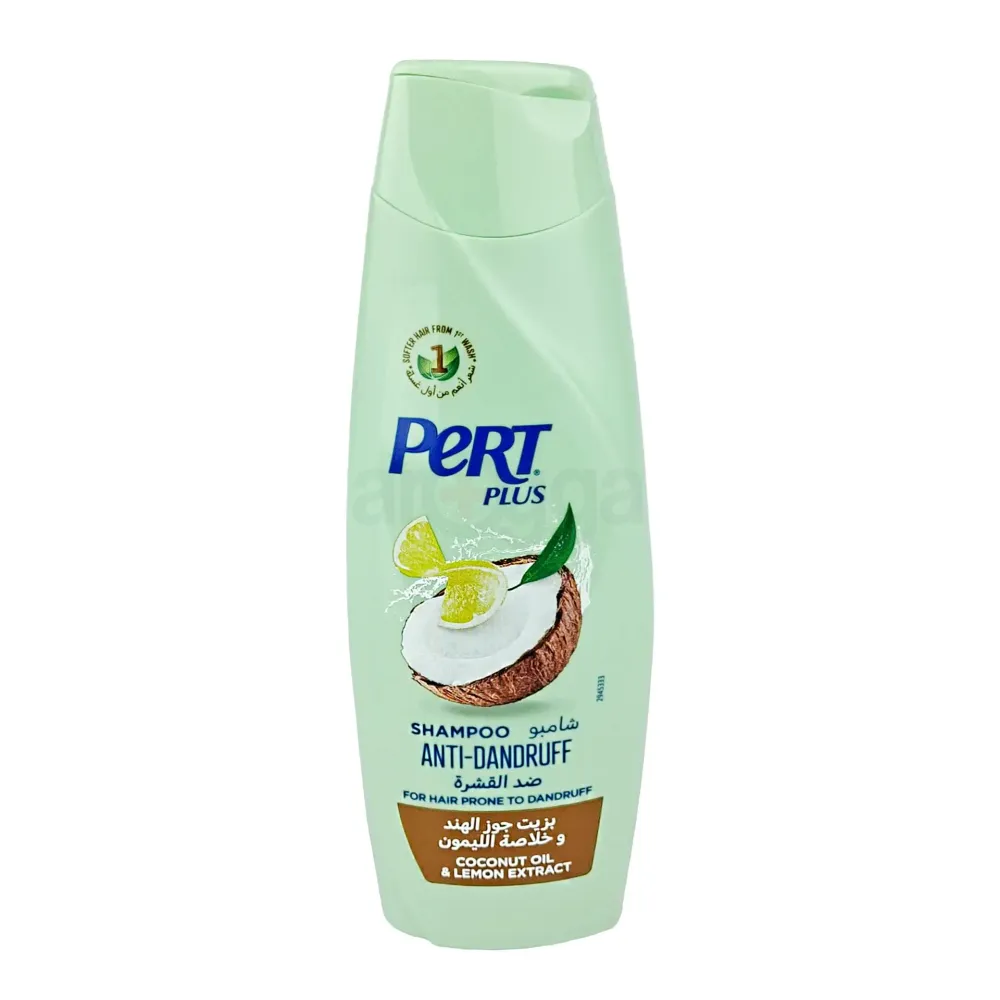 Pert Plus Anti-Dandruff Shampoo with Coconut Oil & Lemon Extract 400ml ...