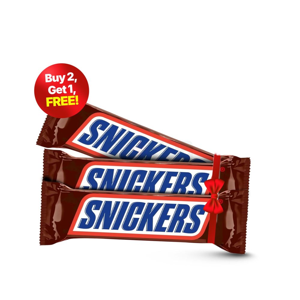 Buy 2 Snickers Chocolate Bar 50g & Get 1 Free price in Bangladesh | Arogga