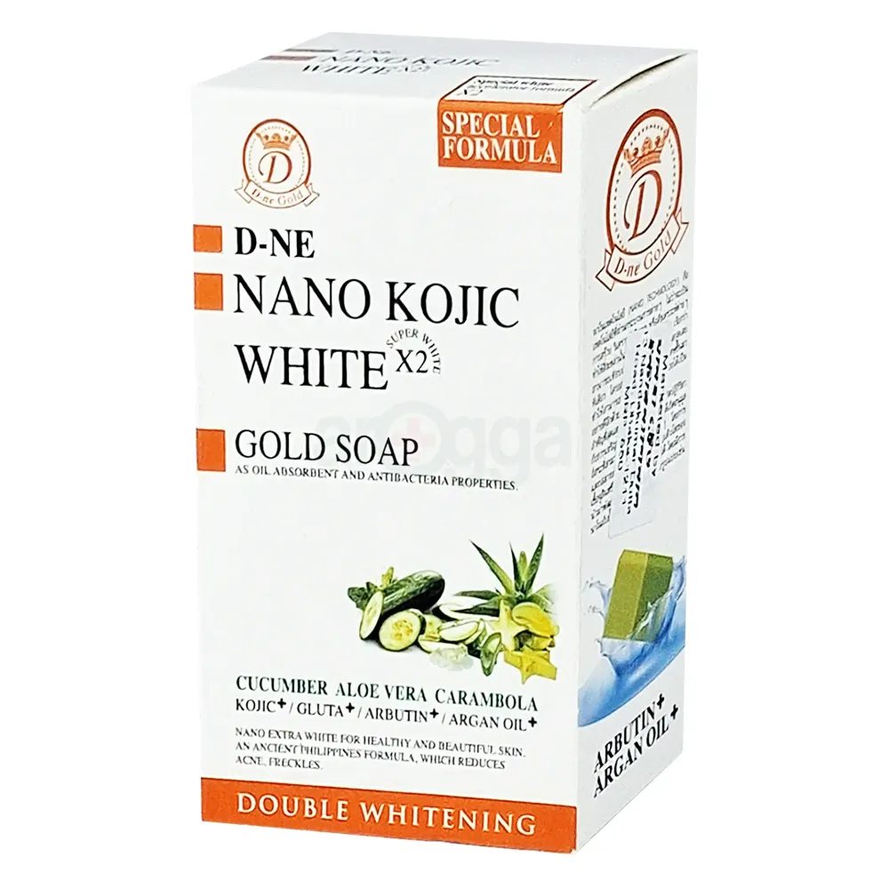 D-ne Gold Nano Kojic White Gold Soap – Cucumber, Aloe Vera & Carambola ...