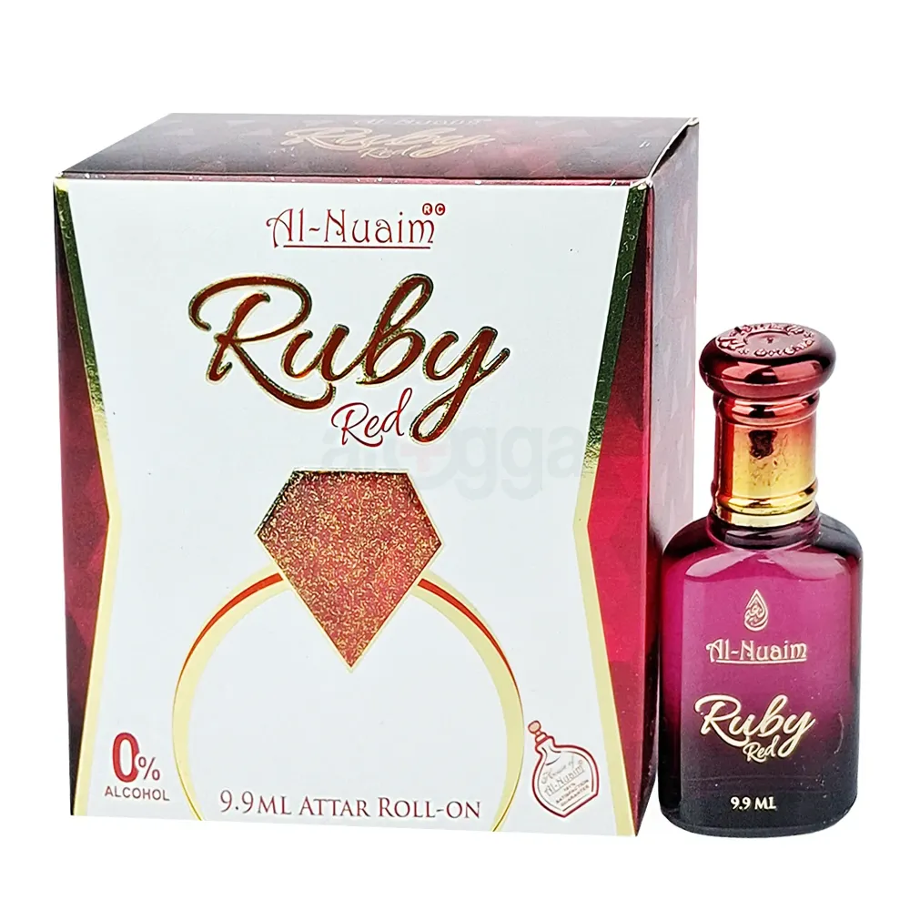 Al-Nuaim Ruby Red – Bold & Seductive Attar Roll-On (9.9ml) price in ...