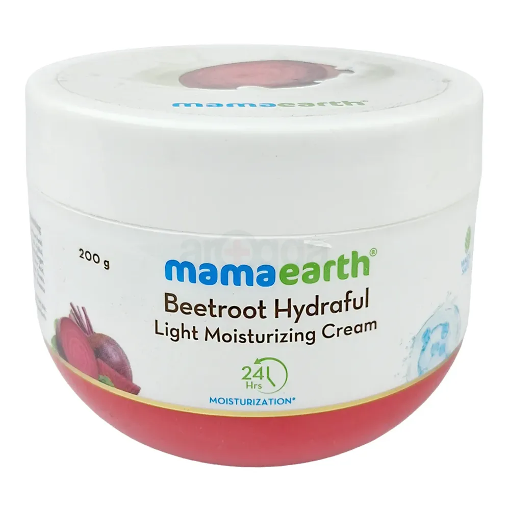 Mamaearth Beetroot Hydraful Light Moisturizing Cream 200 g – Hydrating ...