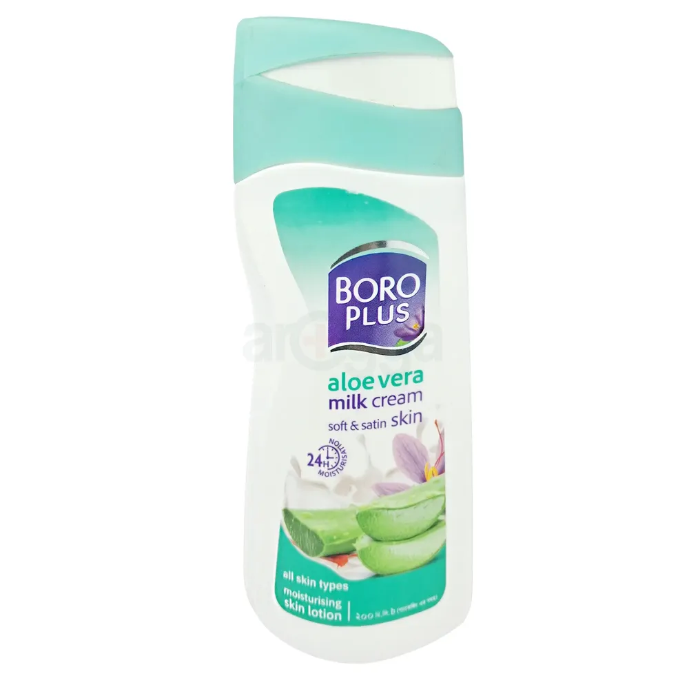 Boro Plus Aloe Vera Milk Cream Body Lotion 200ml – Soft & Satin Skin ...