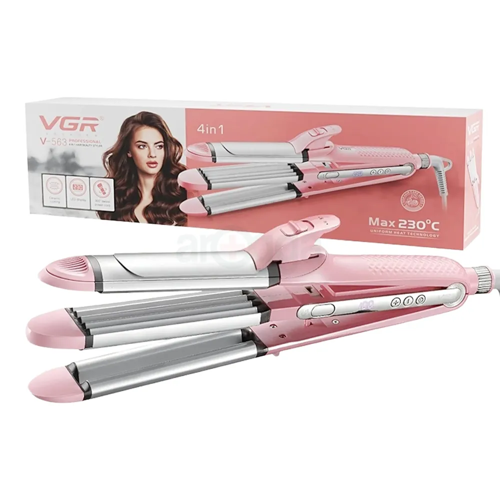 VGR V-563 4-in-1 Professional Multi-Styler | Hair Straightener, Curler ...