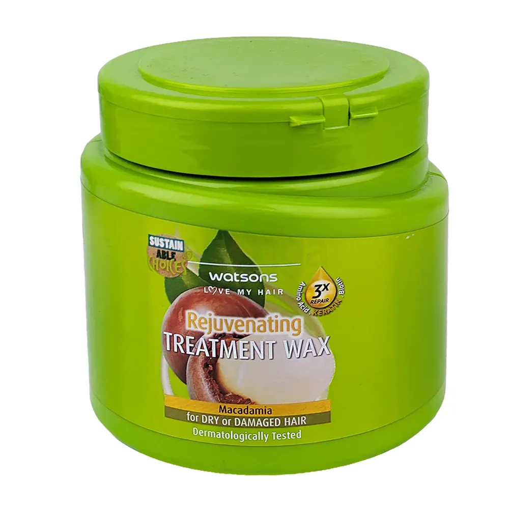 Watsons Macadamia Rejuvenating Hair Treatment Wax 500ml (Made in ...