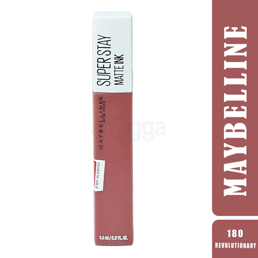 Maybelline New York Super Stay Matte Ink – 180 Revolutionary - Arogga ...