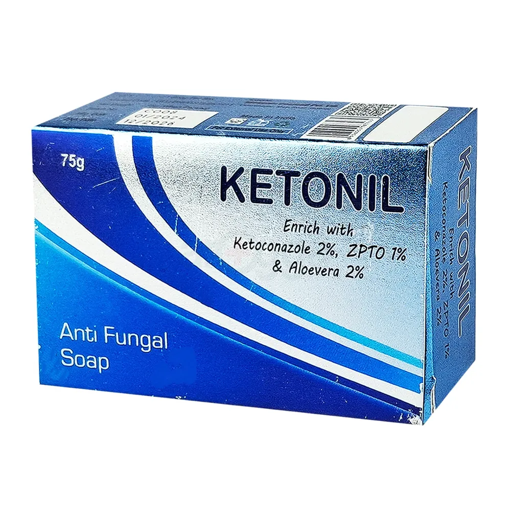 Ketonil Anti Fungal Soap 75gm 2%+1%+2% soap - Arogga Online Pharmacy