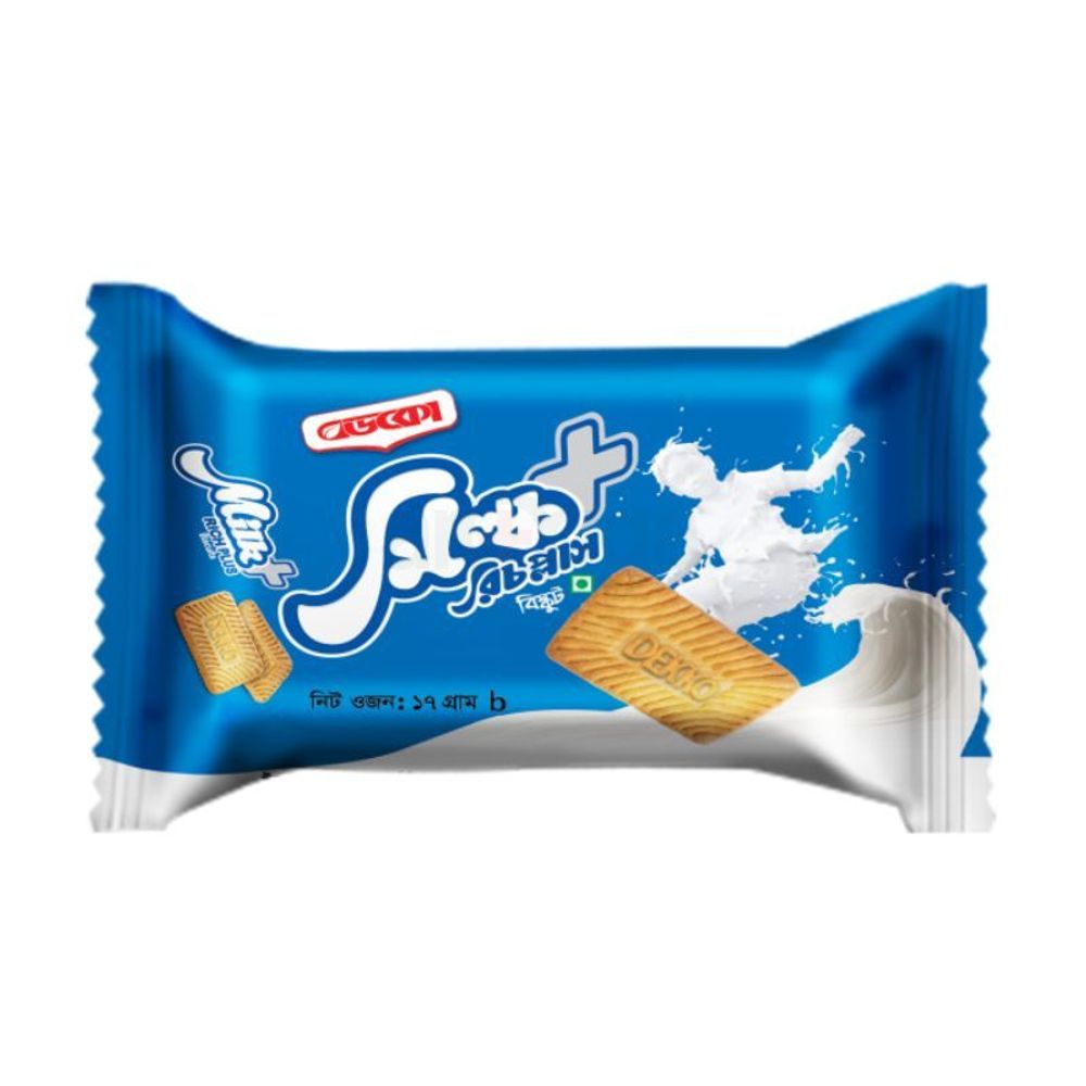 Dekko Milk Rich Plus Biscuits 17g - Arogga Ltd