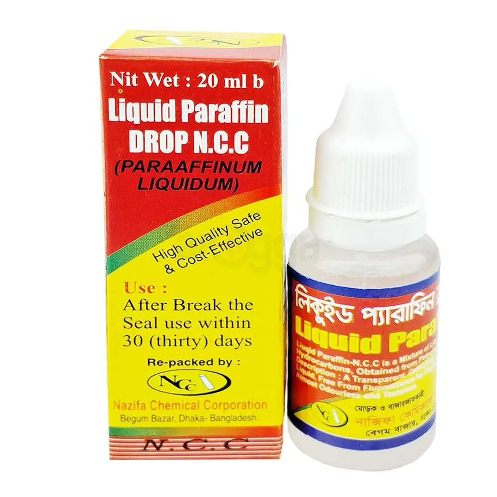 Liquid Paraffin Drop 20ml – N.C.C price in Bangladesh | Arogga
