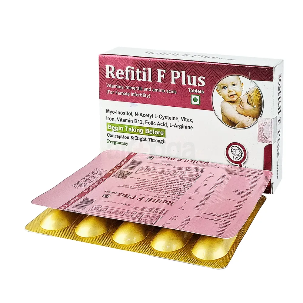 Refitil-F Plus tablet - Arogga Online Pharmacy