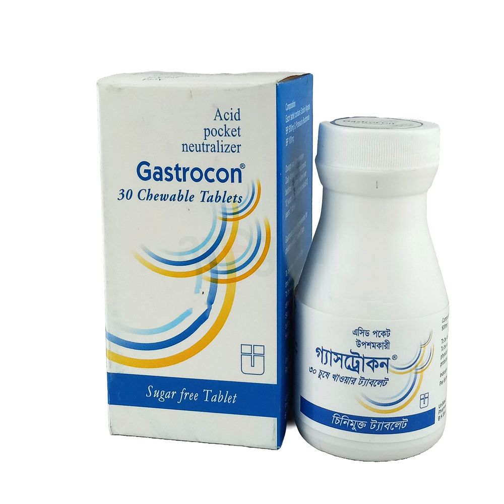 Gastrocon 100mg+500mg Tablet - Arogga Online Pharmacy